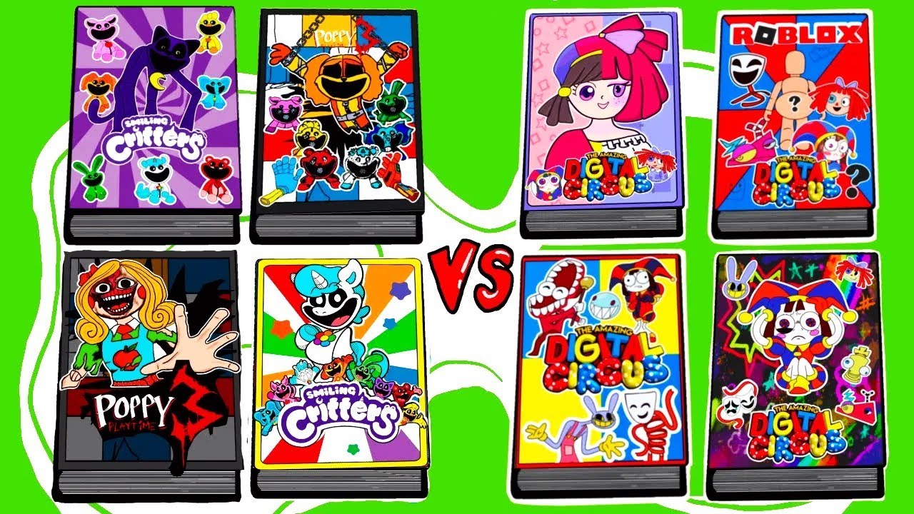 POPPY PLAYTIME CAPITULO 3 VS AMAZING DIGITAL CIRCUS 📚 Libros de Juegos ...