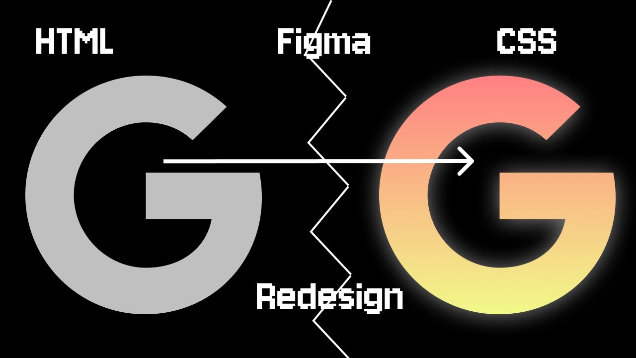 How to REDESIGN Google's Search Page using FIGMA, HTML and CSS for ...