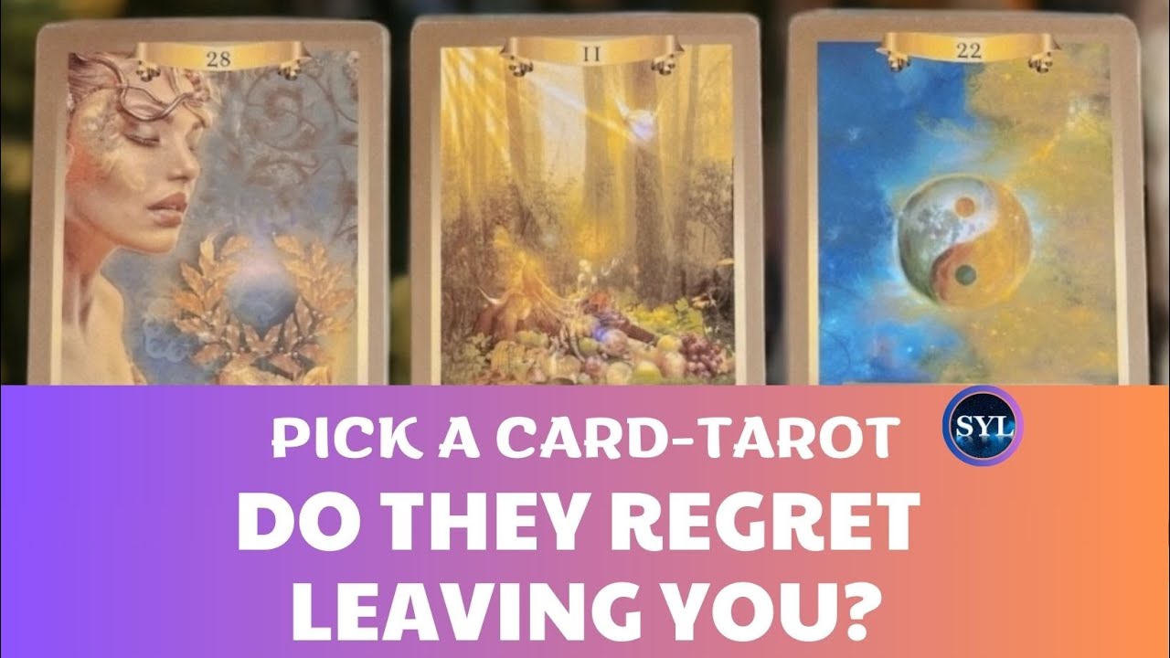 ️Tarot: DO THEY REGRET LEAVING YOU? 🥹🔥Pick a card love (TIMELESS) - YouTube