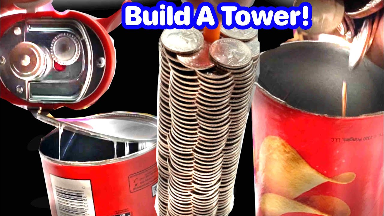 How Casinos Make Coin Towers! in a Coin Pusher! $100 Stacks!! #shorts ...