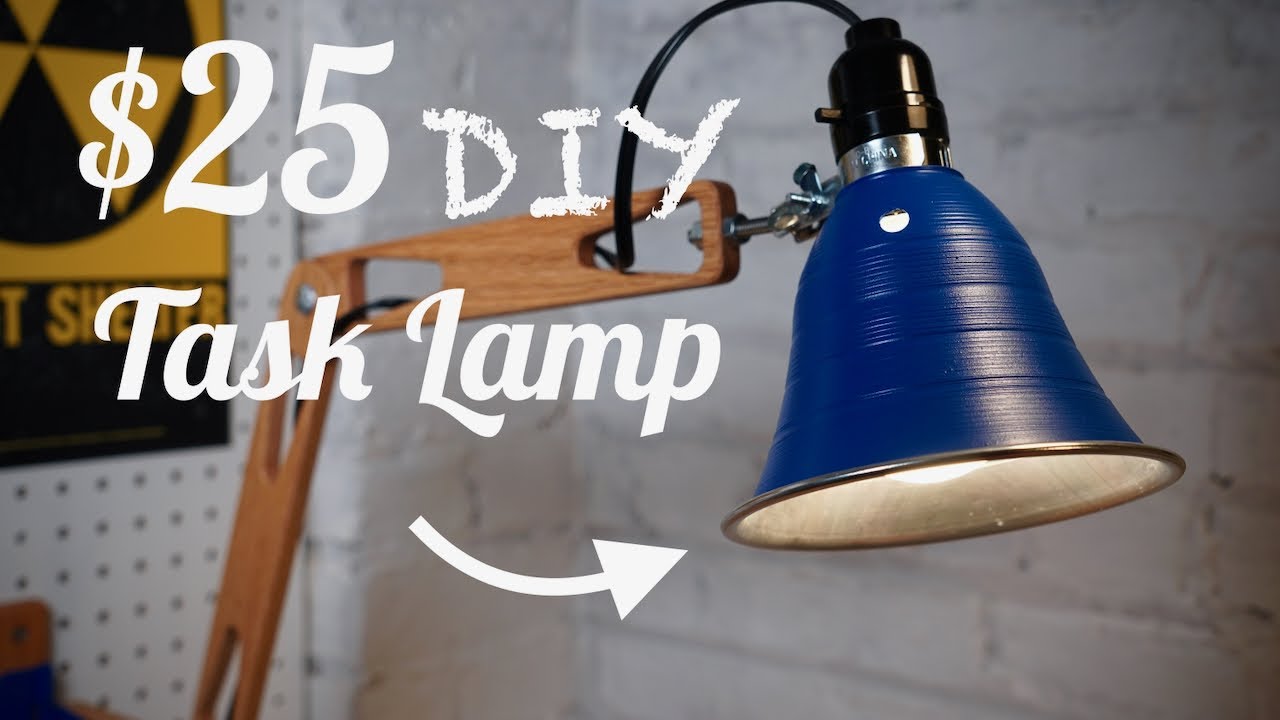 Making a DIY Work Lamp for $25! - YouTube