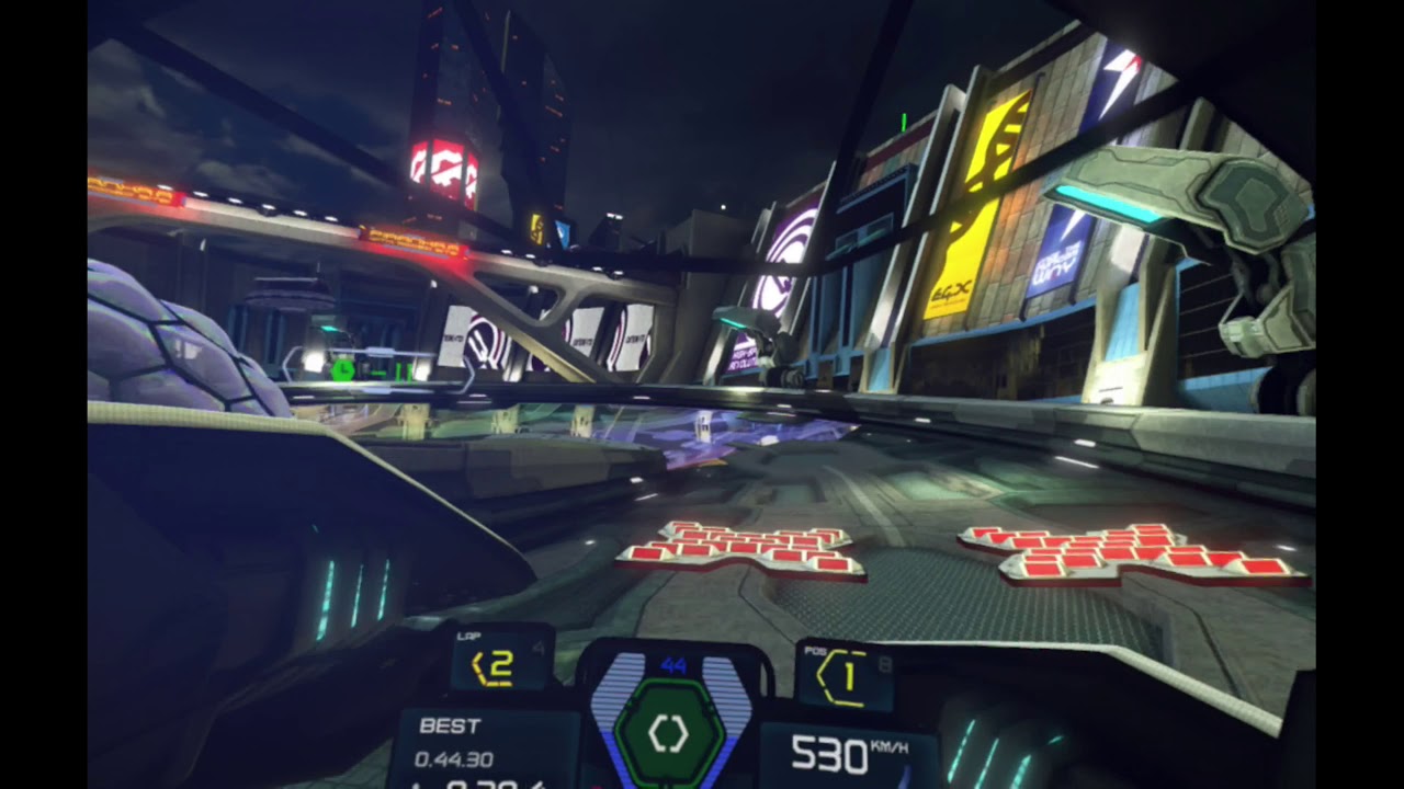 WipEout Omega Collection - The Amphesium PSVR 4K/60FPS - YouTube