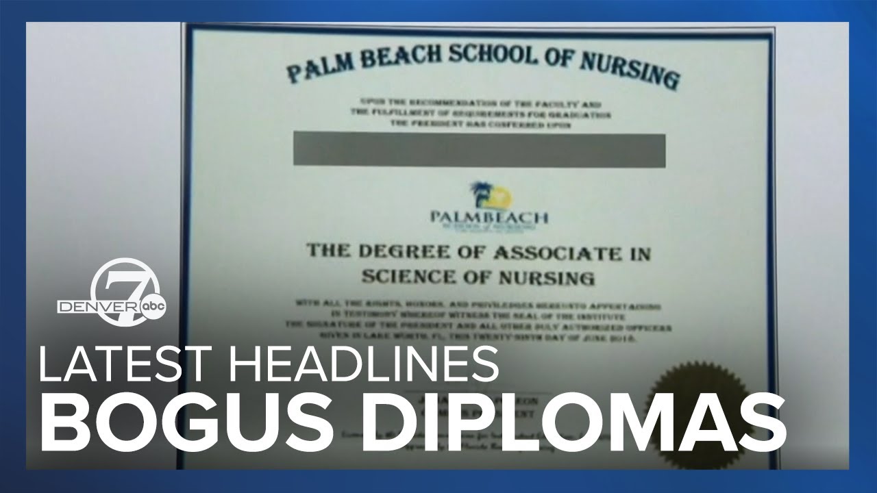 Fake nursing school diploma scheme uncovered | latest headlines - YouTube