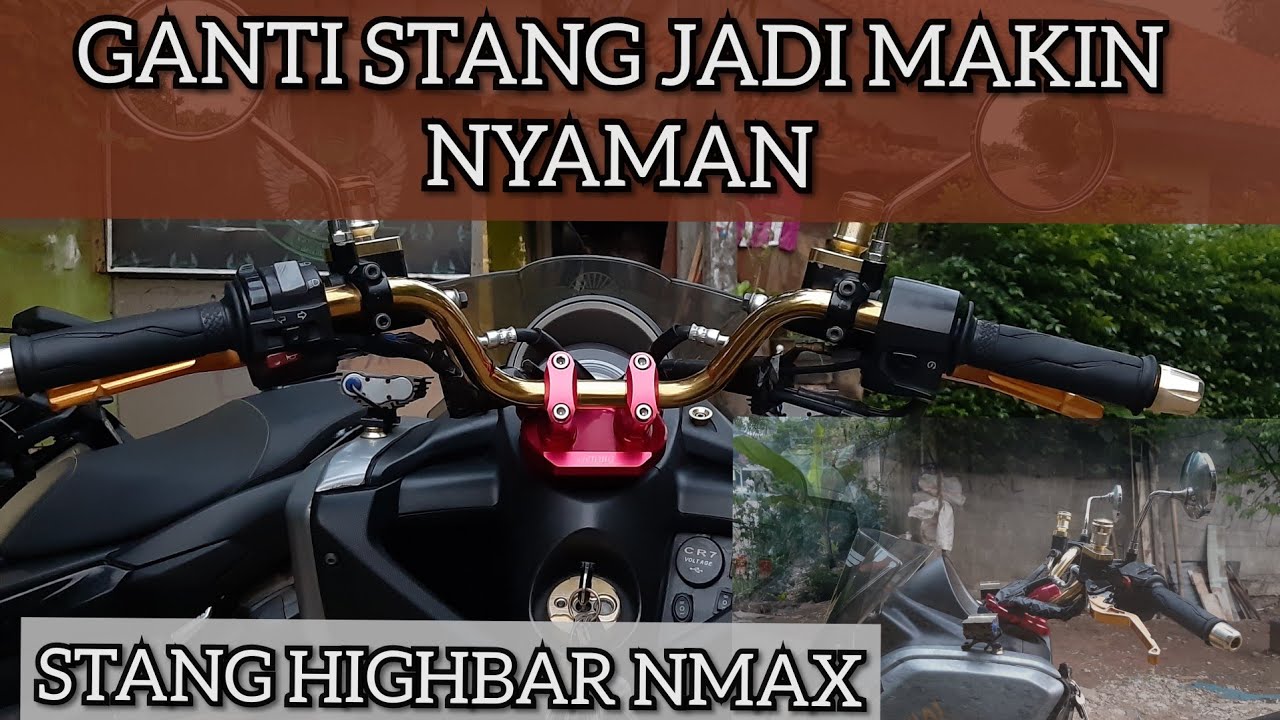 AFTER GANTI STANG NMAX JADI MAKIN NYAMAN ||Cocok untuk segala medan ...
