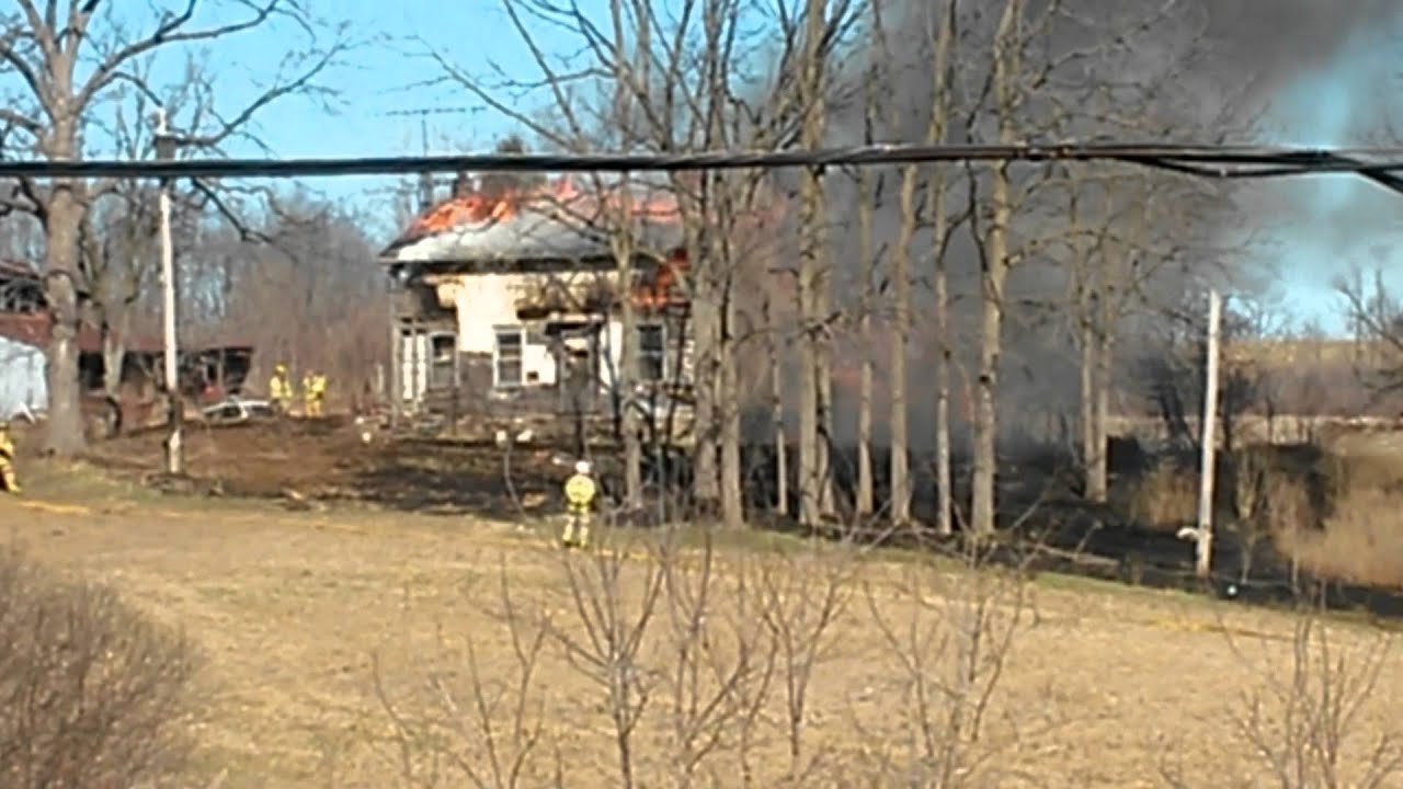 fire on Highway 24 in Brant County - YouTube