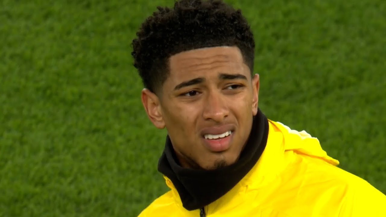 Jude Bellingham & Borussia Dortmund train at Stamford Bridge ahead of ...