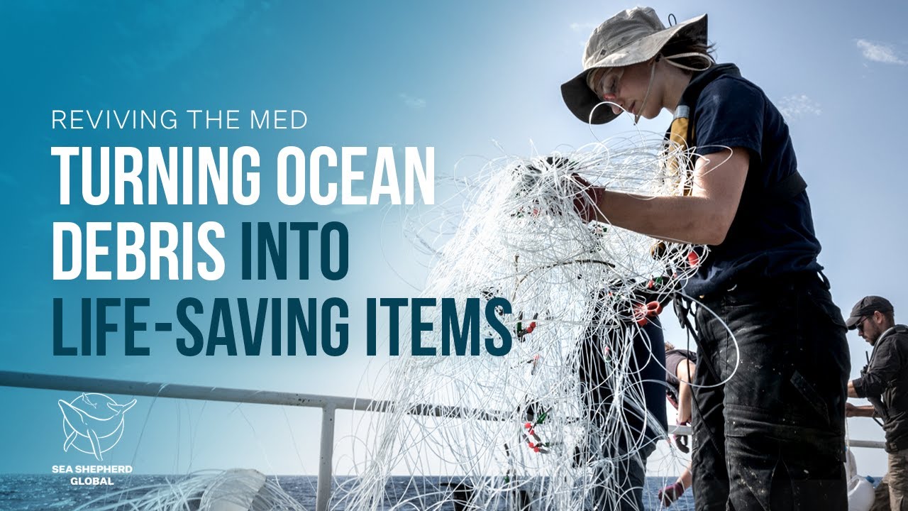 Turning Ocean Debris Into Life-Saving Items - YouTube