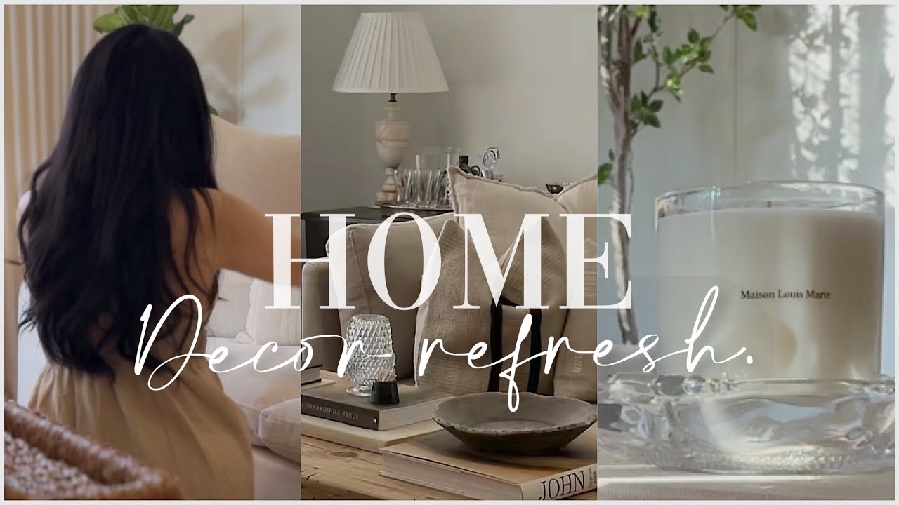 HOME DECOR | SUMMER REFRESH | DECOR IDEAS! - YouTube