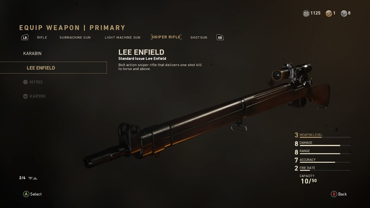 Lee Enfield - WWII Gameplay | Call of Duty: WWII - YouTube