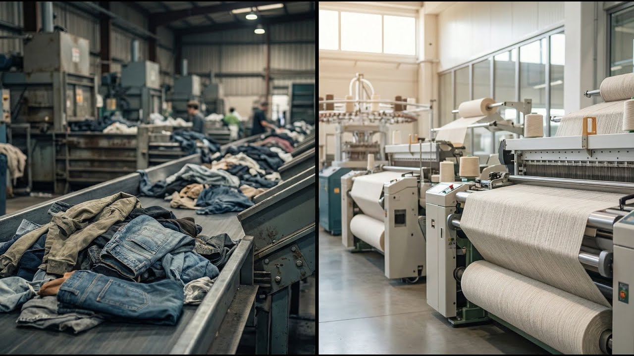 Inside the Recycling Machines Transforming Fashion Waste Into Wearable ...