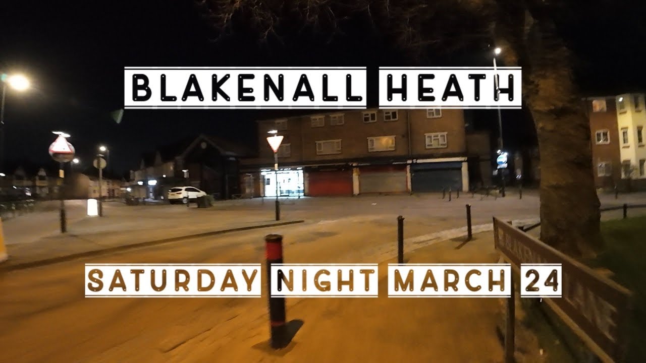 Blakenall Heath Night Walk On A Saturday Night 23rd March 2024 (Walsall ...