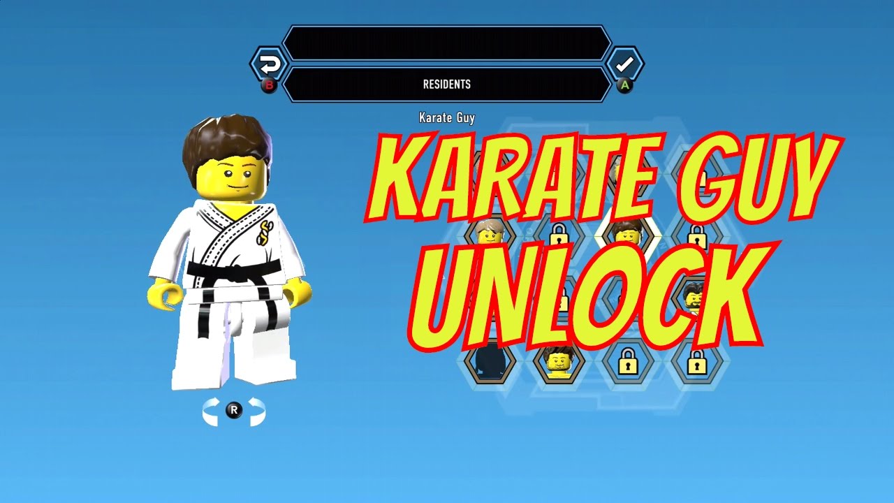 LEGO City Undercover Remastered Karate Guy Unlock Location and Free ...