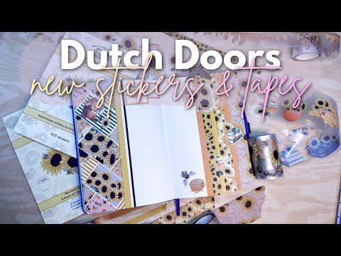 Creative Journal Setup July 2026 [Dutch Doors using NEW Stickers & Tapes]