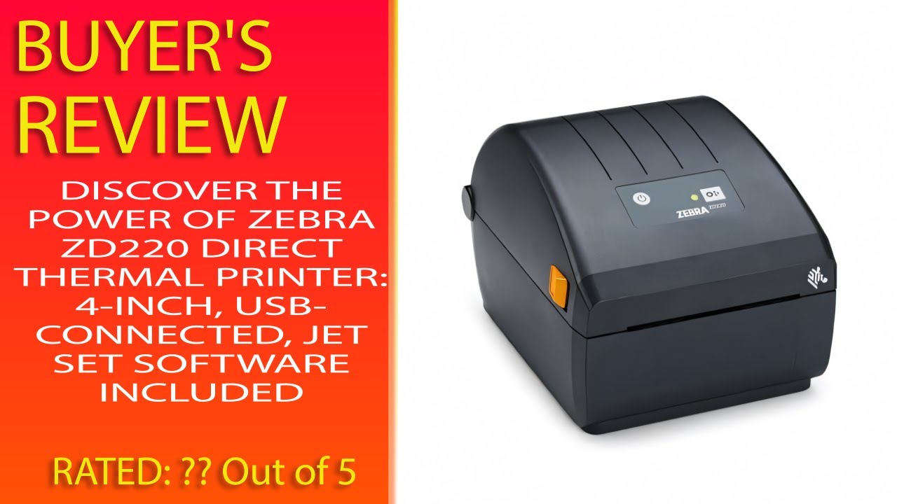 Discover The Power Of Zebra Zd220 Direct Thermal Printer: 4-Inch, Usb ...