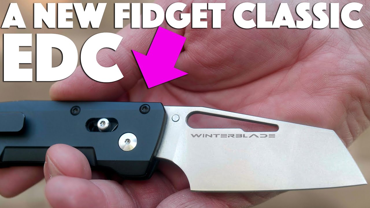 The New Hot EDC Fidget Knife. The Winter Blade Co Severn Review - YouTube