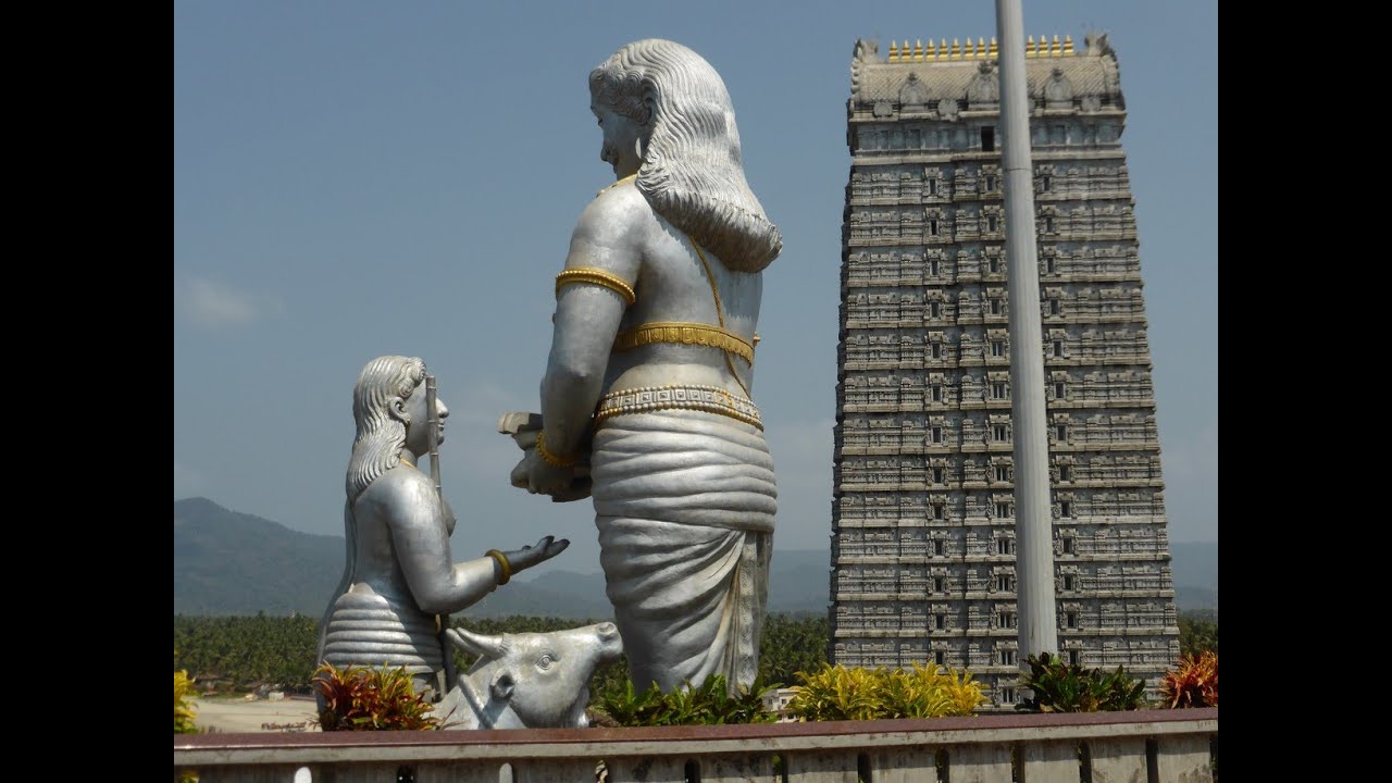 gokarna om beach/village , to murudeshwara shiva temple / beach ...