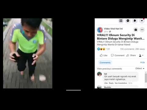 Oknum security diduga ngeten cewek di kamar mandi