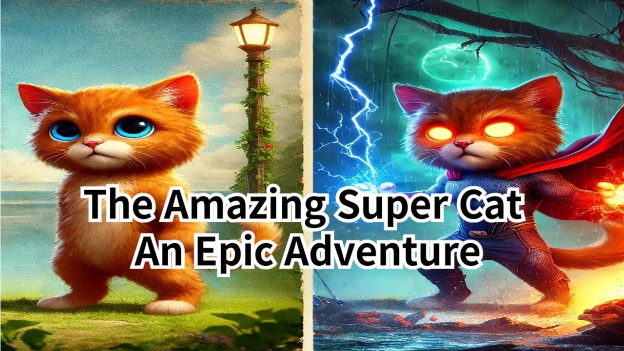 The Amazing Super Cat: An Epic Adventure #cute #cat #kitten - YouTube