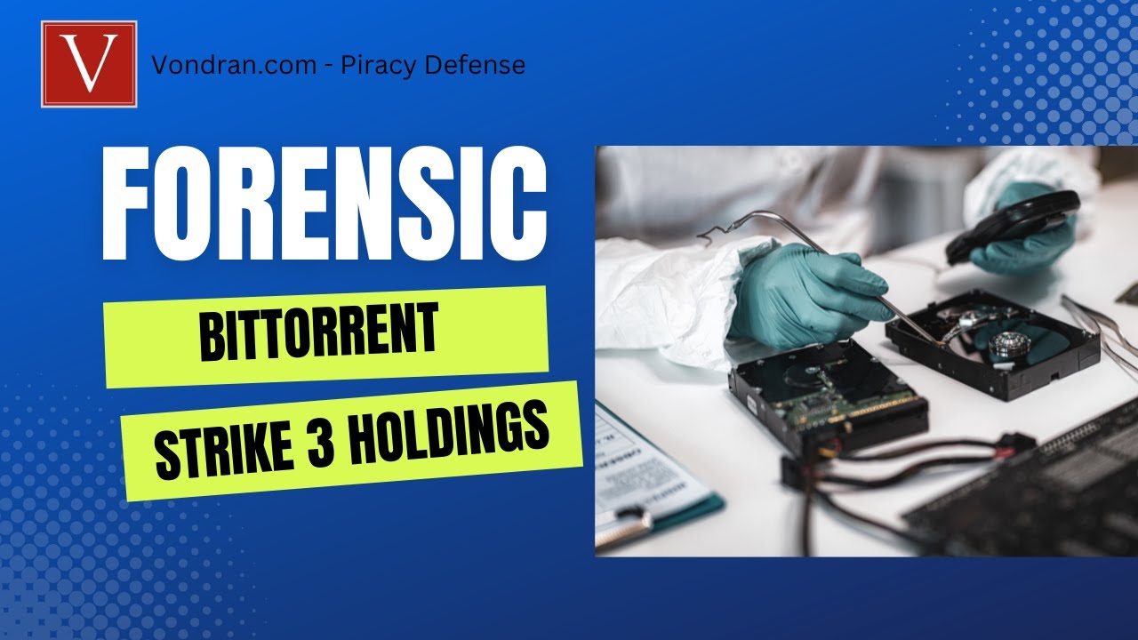 Infringing Movies via BitTorrent and forensic imaging demands - YouTube