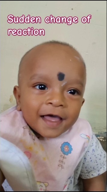 watch till end sudden change of reaction 9 months#babbyshoot #cute # ...