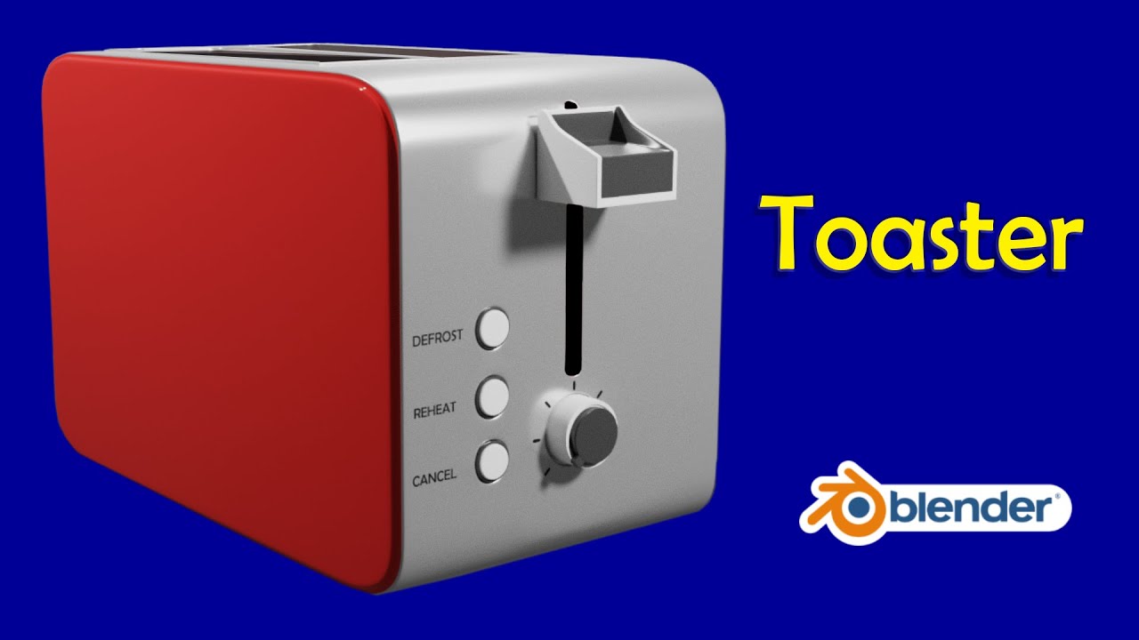 Blender - 3D Modelling - Toaster - YouTube