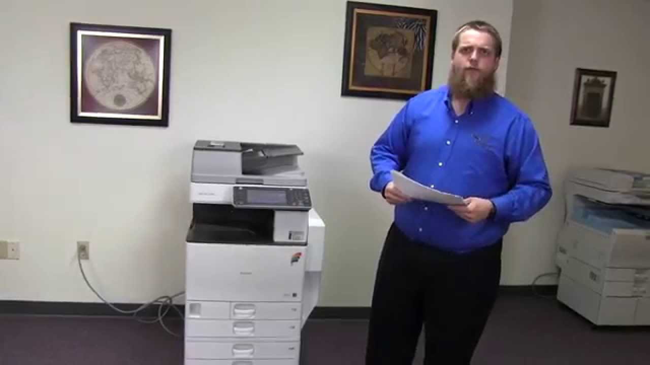 Ricoh MP C4502 68K 82K - YouTube