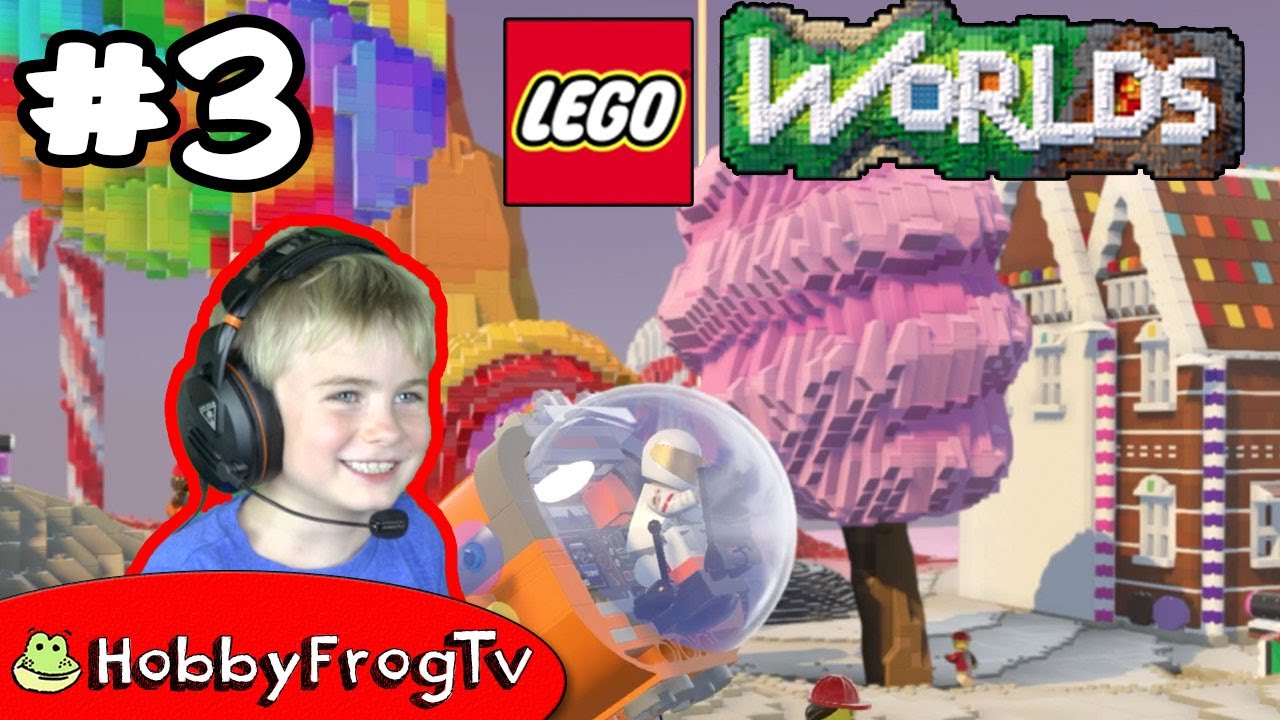 Lego Worlds Part 3 Candy Land HobbyFrogTV - YouTube