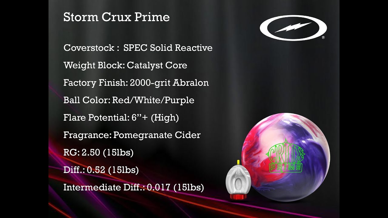 Storm Crux Prime Video Ball Review By Darren Alexander - YouTube