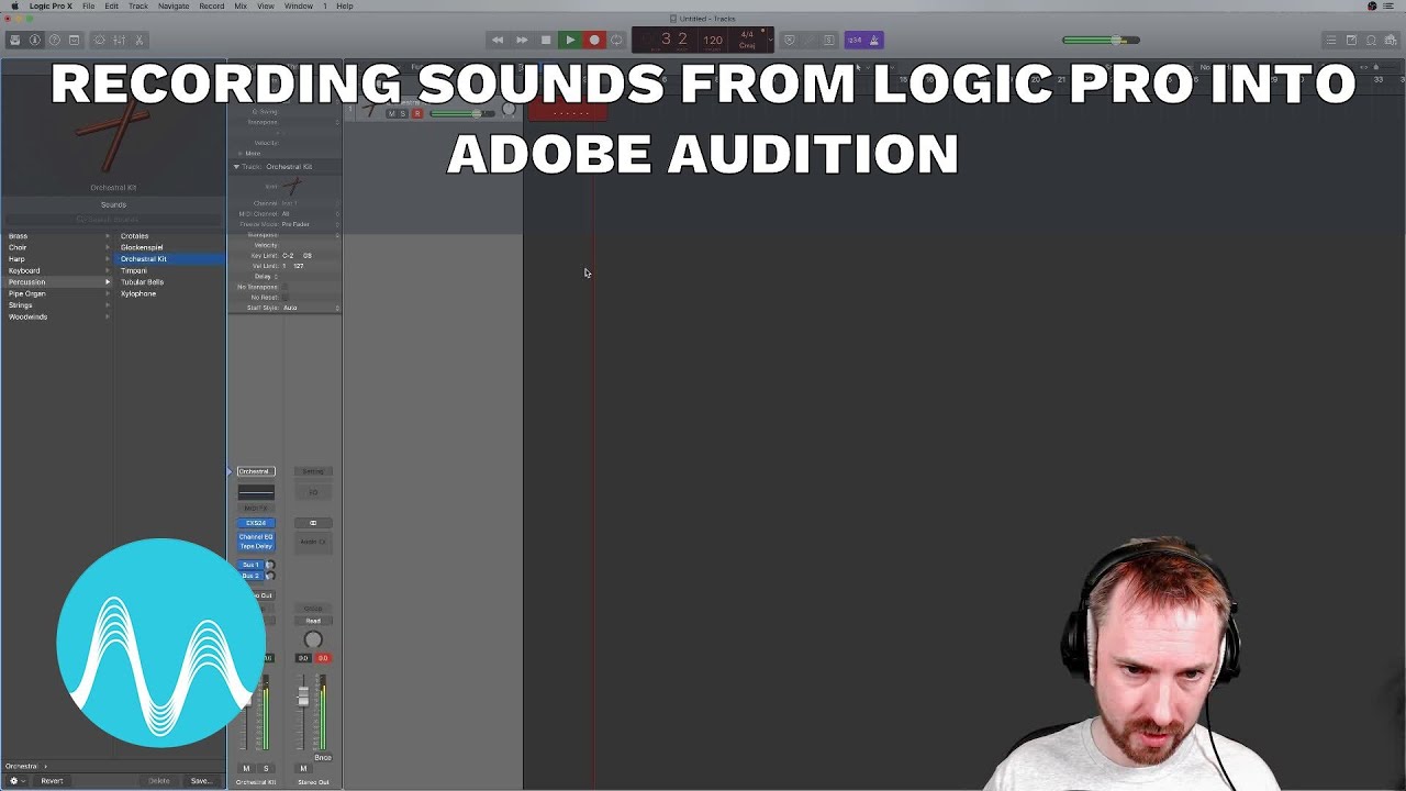 Recording Sounds from Logic Pro into Adobe Audition - YouTube