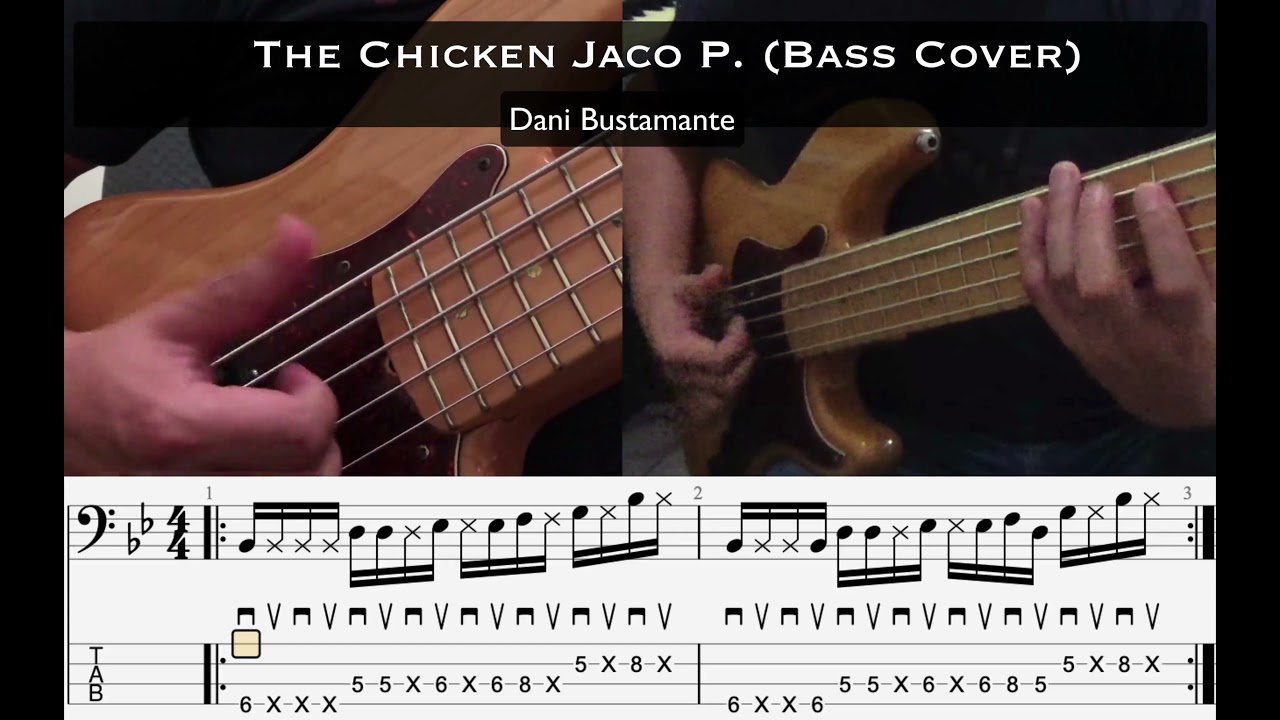 Jaco Pastorius-The Chicken (bass cover). - YouTube