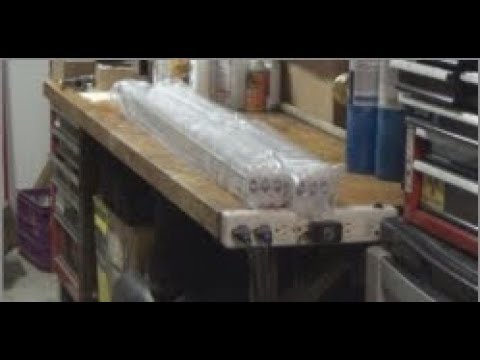 Installing LED Lights in the Garage - YouTube