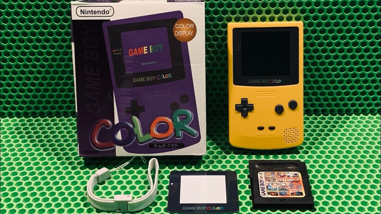 Game Boy Color IPS (Yellow) - YouTube