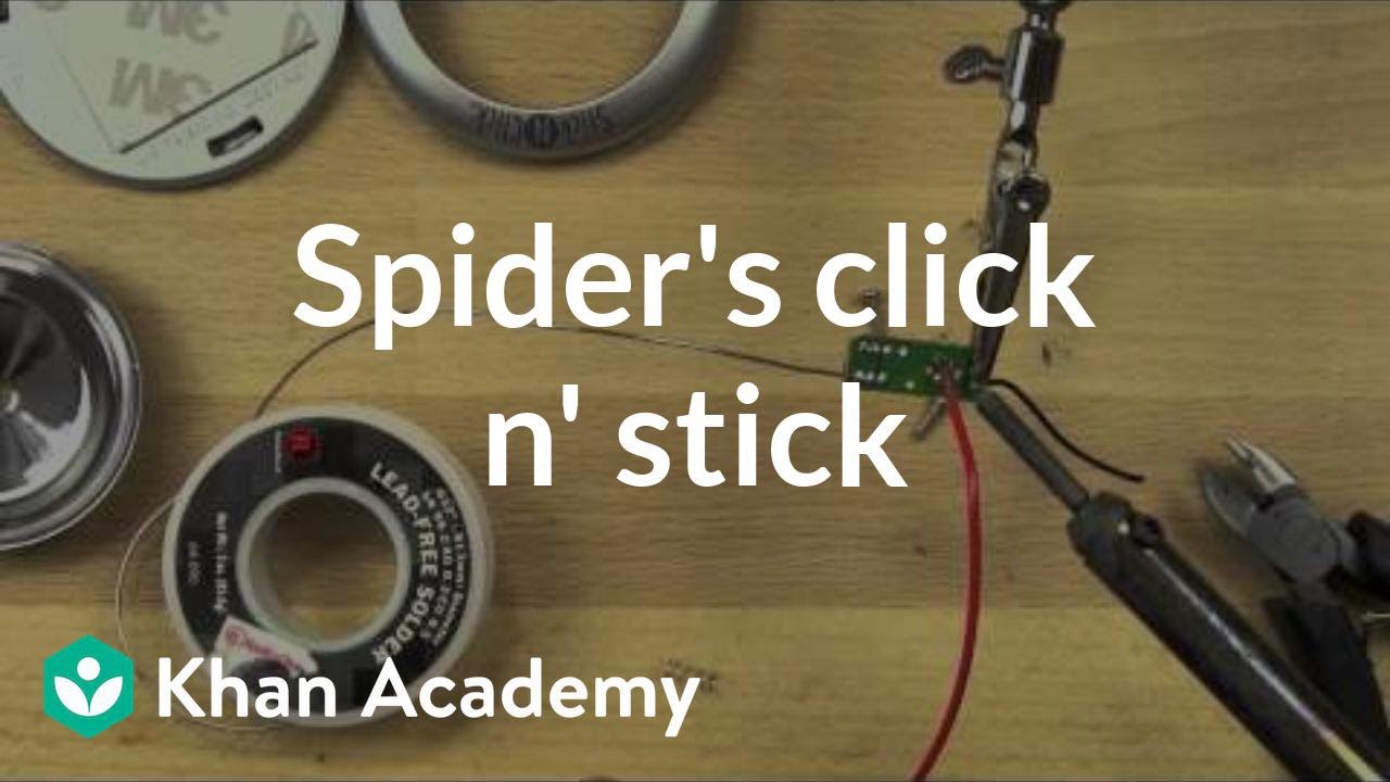 Spider's click n' stick | Home-made robots | Electrical engineering ...