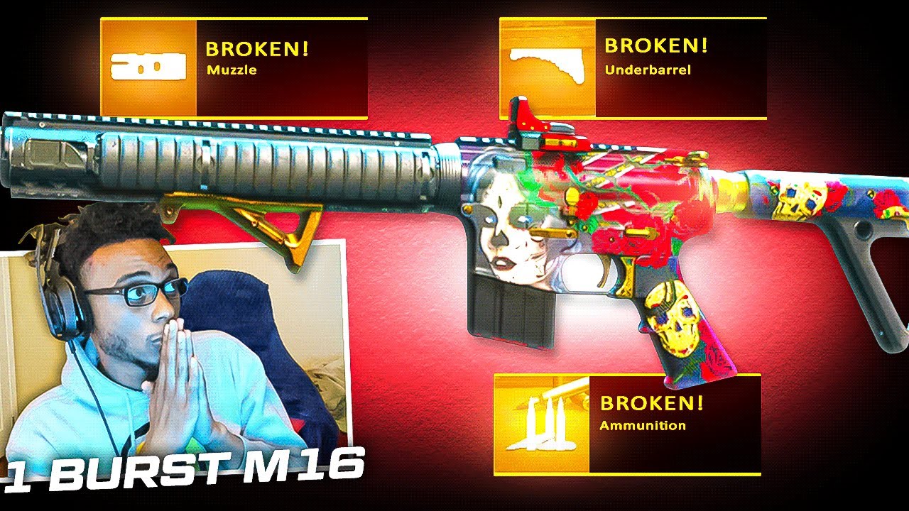 NEW 1 BURST "M16" CLASS is BROKEN in MW2! BEST M16 CLASS SETUP! (Modern ...