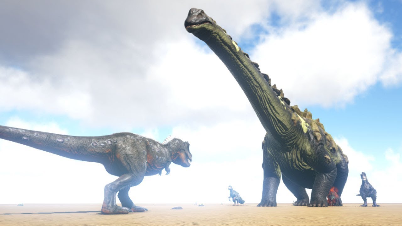 Dinosaurs T rex vs All Dinosaurs Ark | Ark Battle - YouTube