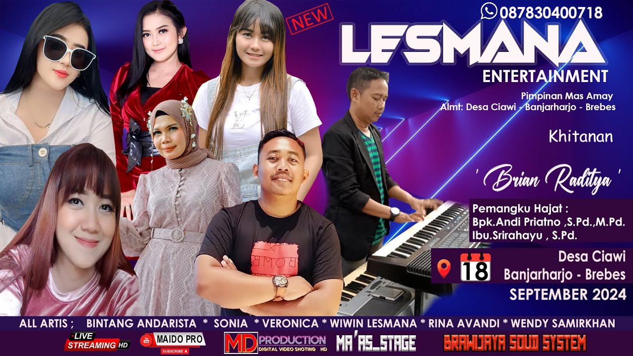 LESMANA ENTERTAINMENT LIVE MALAM CIAWI 18 SEPTEMBER 2024 - YouTube