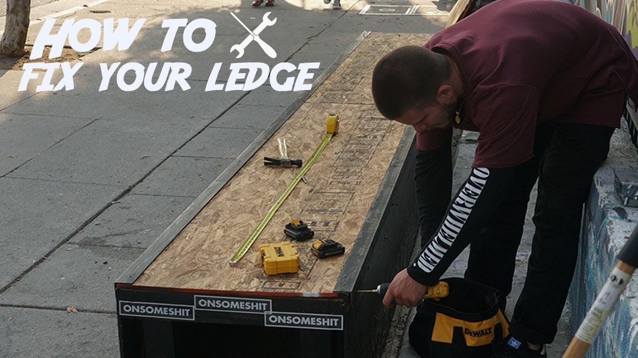 SOMEONE BROKE OUR LEDGE SO WE SHOW YOU HOW TO FIX IT! - YouTube