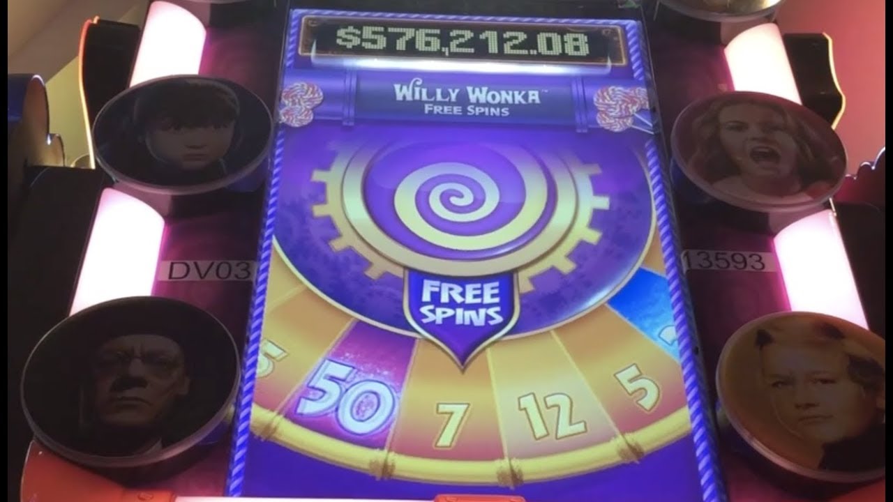 Wonka Slot - Bonuses, big wins on Willy Wonka slot machines! - YouTube