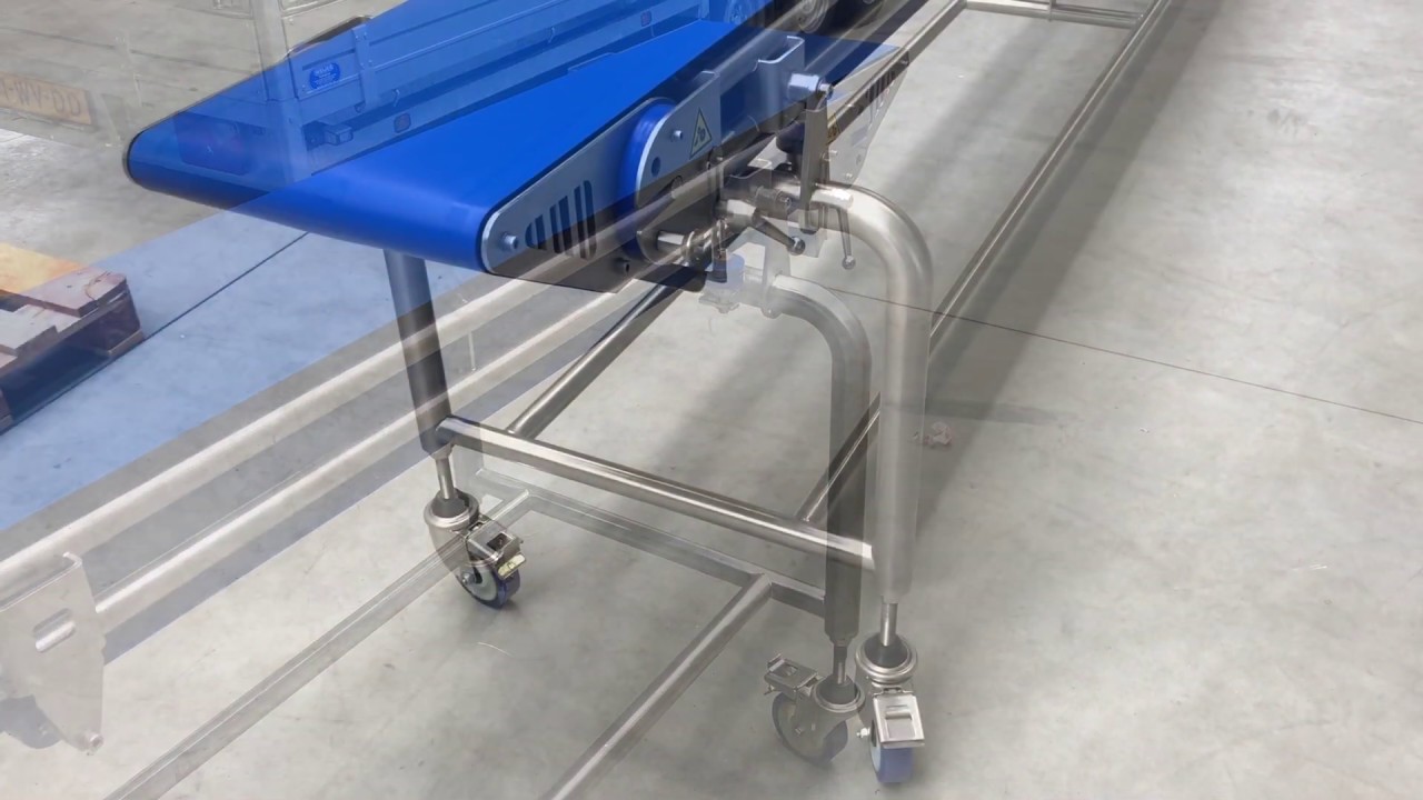 JTS | hygienic conveyor 001 - YouTube
