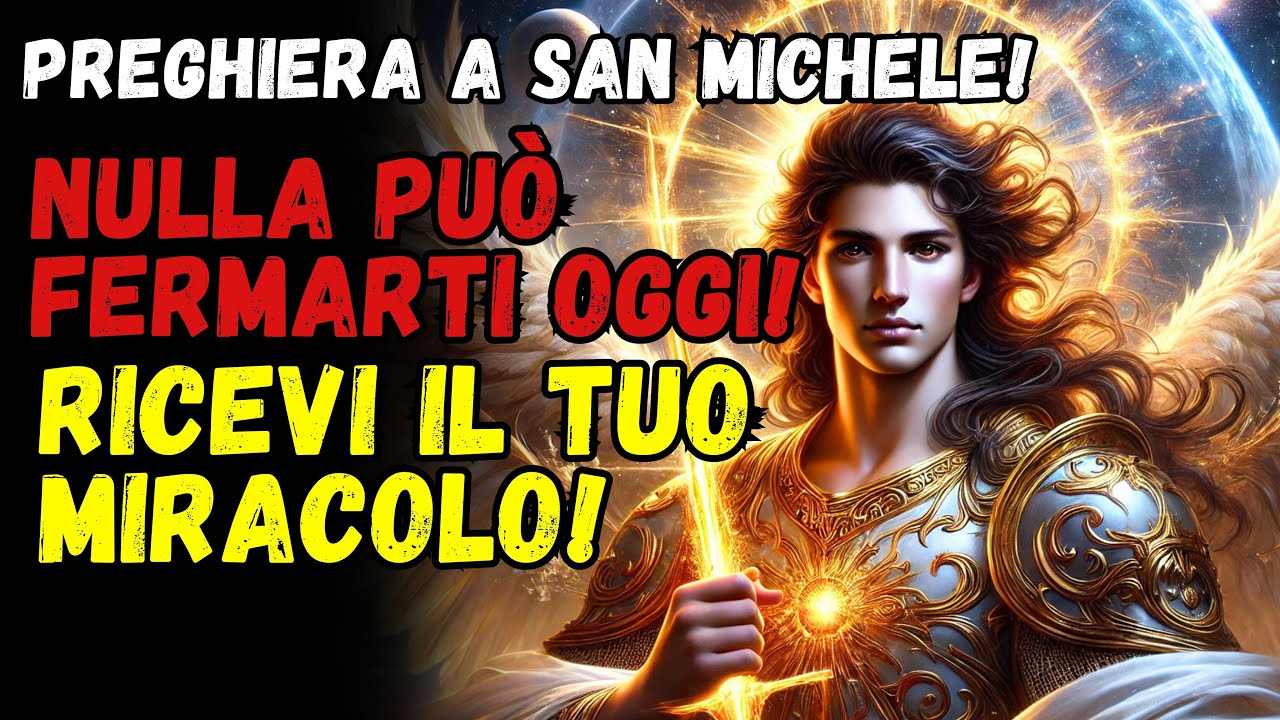 🙏POTENTE PREGHIERA DI SAN MICHELE: GESÙ E SAN MICHELE LIBERANO LA TUA ...