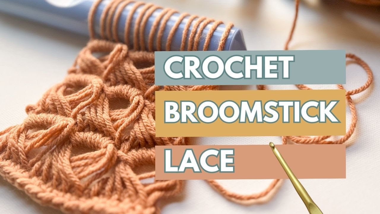 How to Crochet Broomstick Lace with Crochet Tips to Make it Easy - YouTube