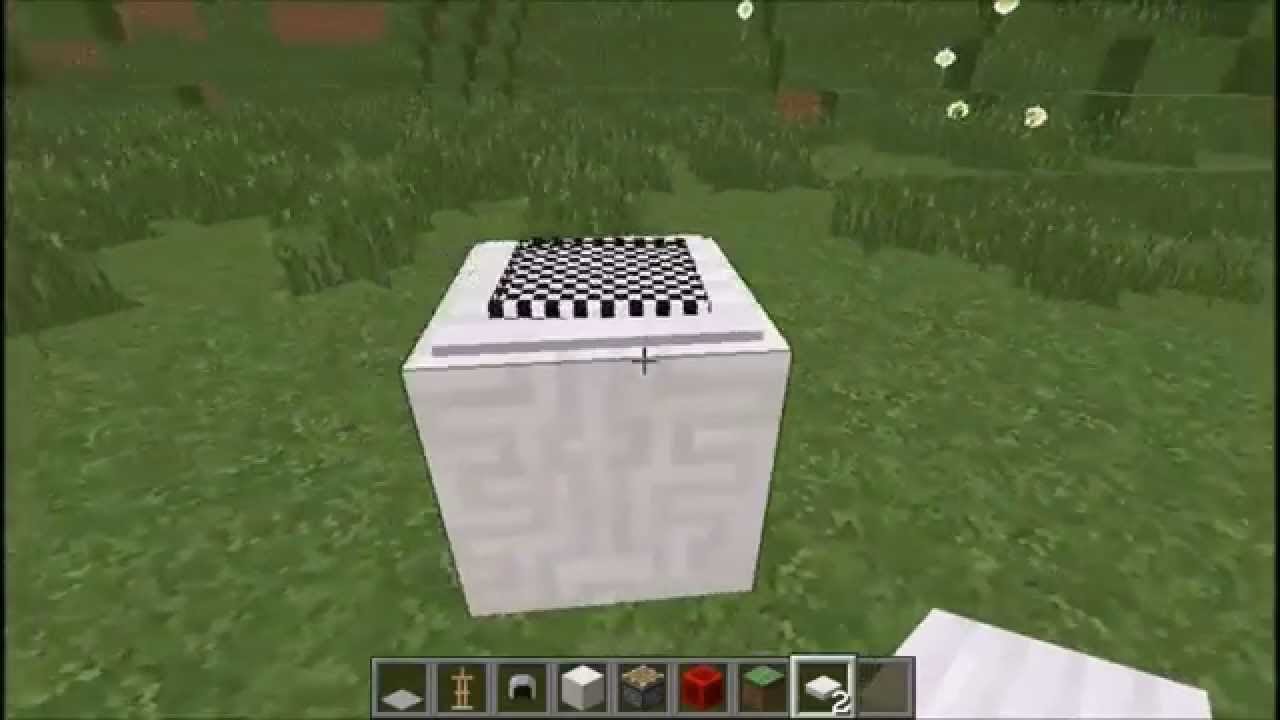 How to make a chess table in minecraft ps4/Ps3/Xboxone/xbox360 - YouTube