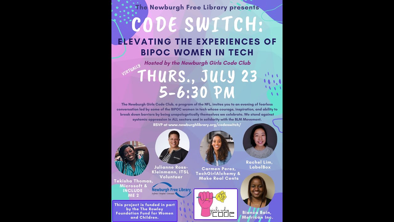Code Switch: Elevating the Experiences of BIPOC Women in Tech - YouTube