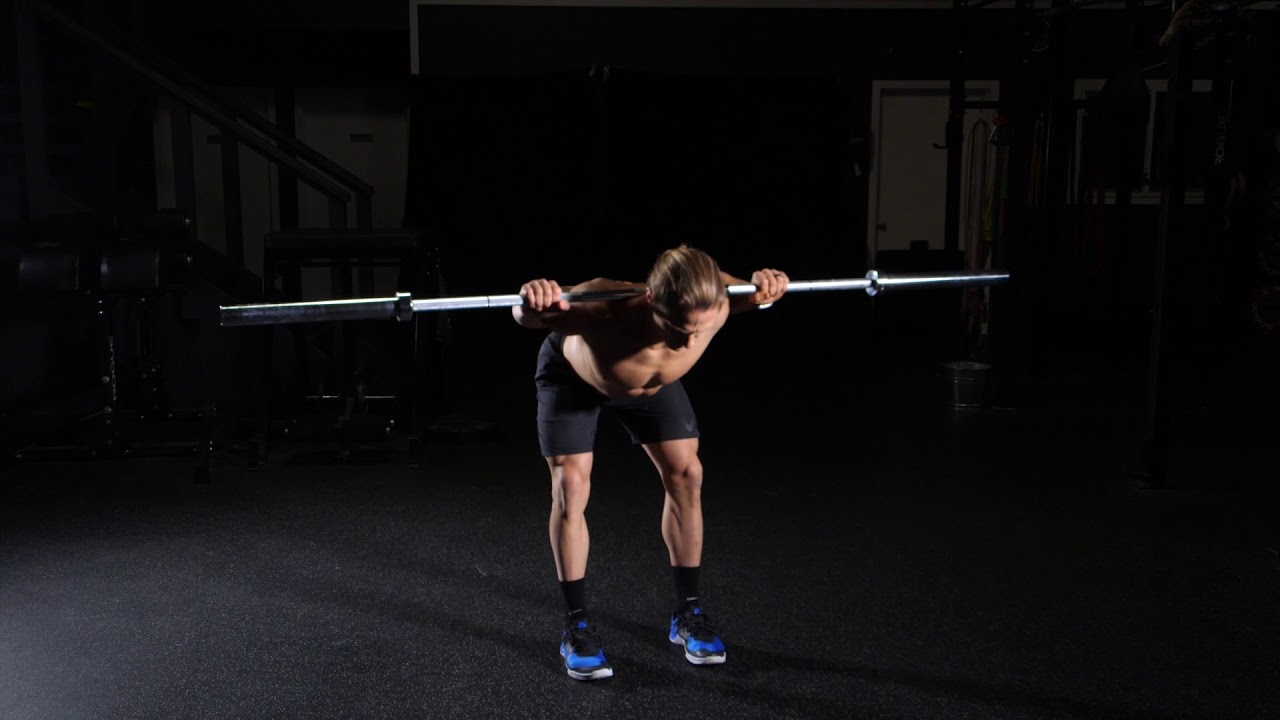 Barbell Good Morning Hold - YouTube