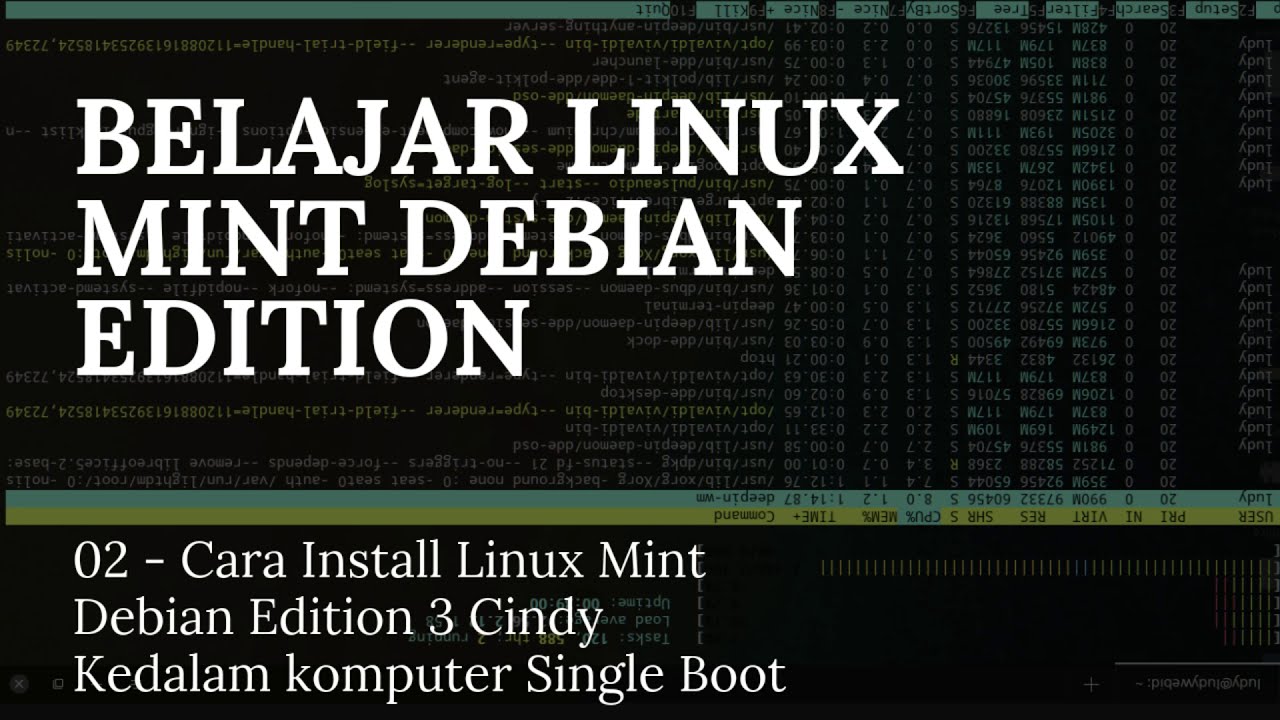 Cara Install Linux Mint Debian Edition - YouTube