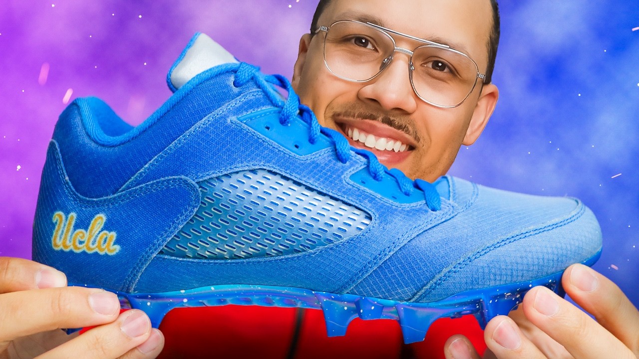 Air Jordan 5 Low UCLA PE Cleat - YouTube