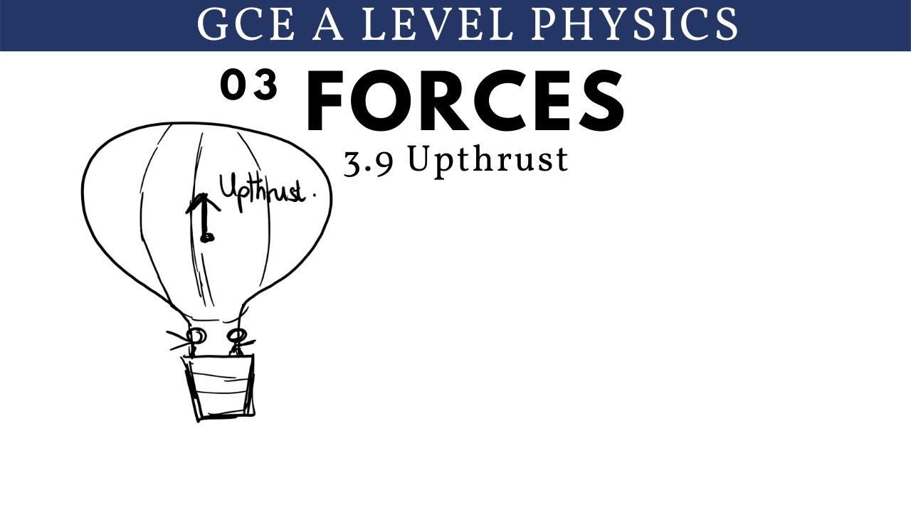 GCE A Level Physics | Upthrust (Forces Chapter) - YouTube