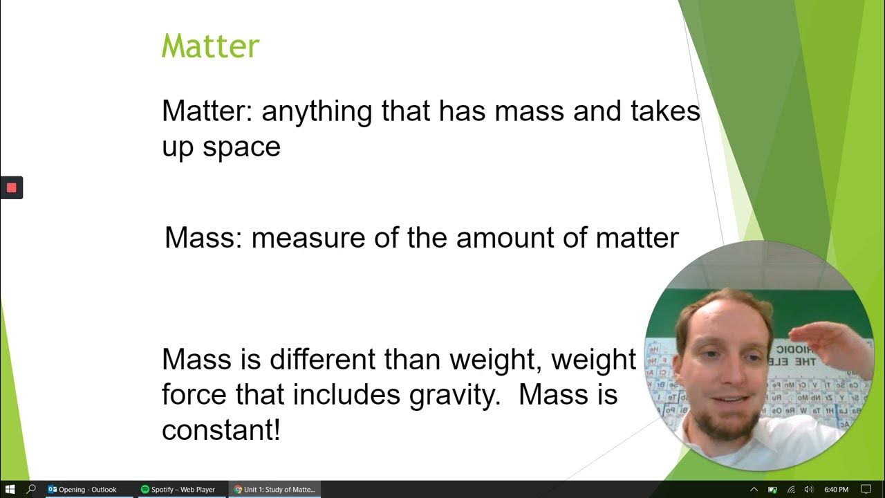 Unit 1: Scientific Method & Matter - YouTube