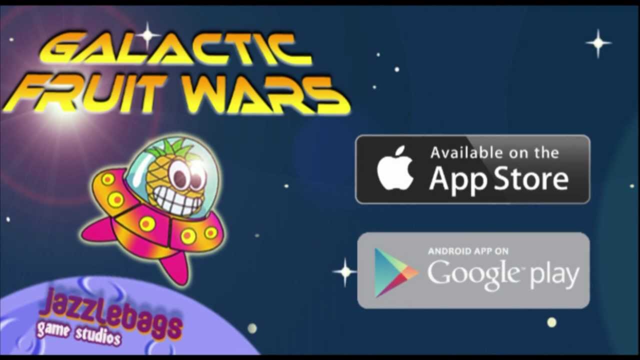 Galactic Fruit Wars for iPhone and Android - FIRST LOOK!! - YouTube