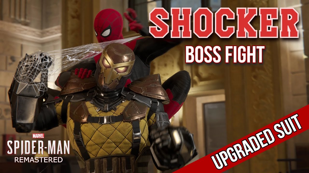 Marvel's Spider-Man Remastered | Shocker Boss Fight | PC Gameplay ...